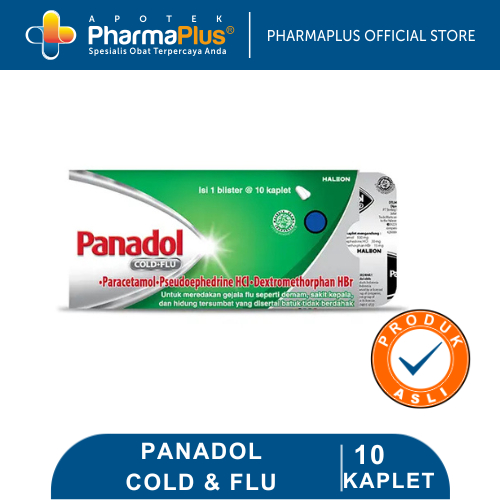 Jual Panadol Hijau Cold & Flu 10 Kaplet | Obat Pereda Demam & Flu ...