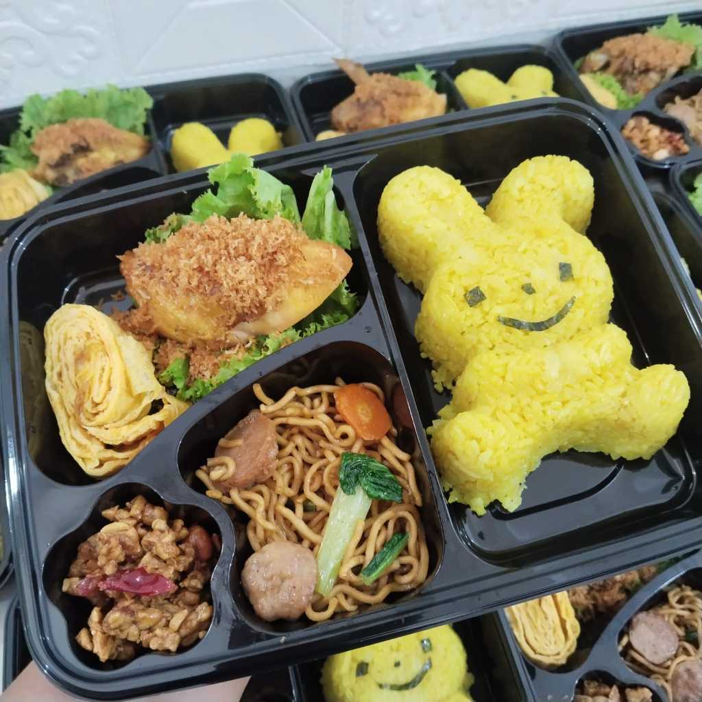 Jual Jualn Bento/Bento anak/Nasi kuning/Nasi Bento/Catering Karawang ...