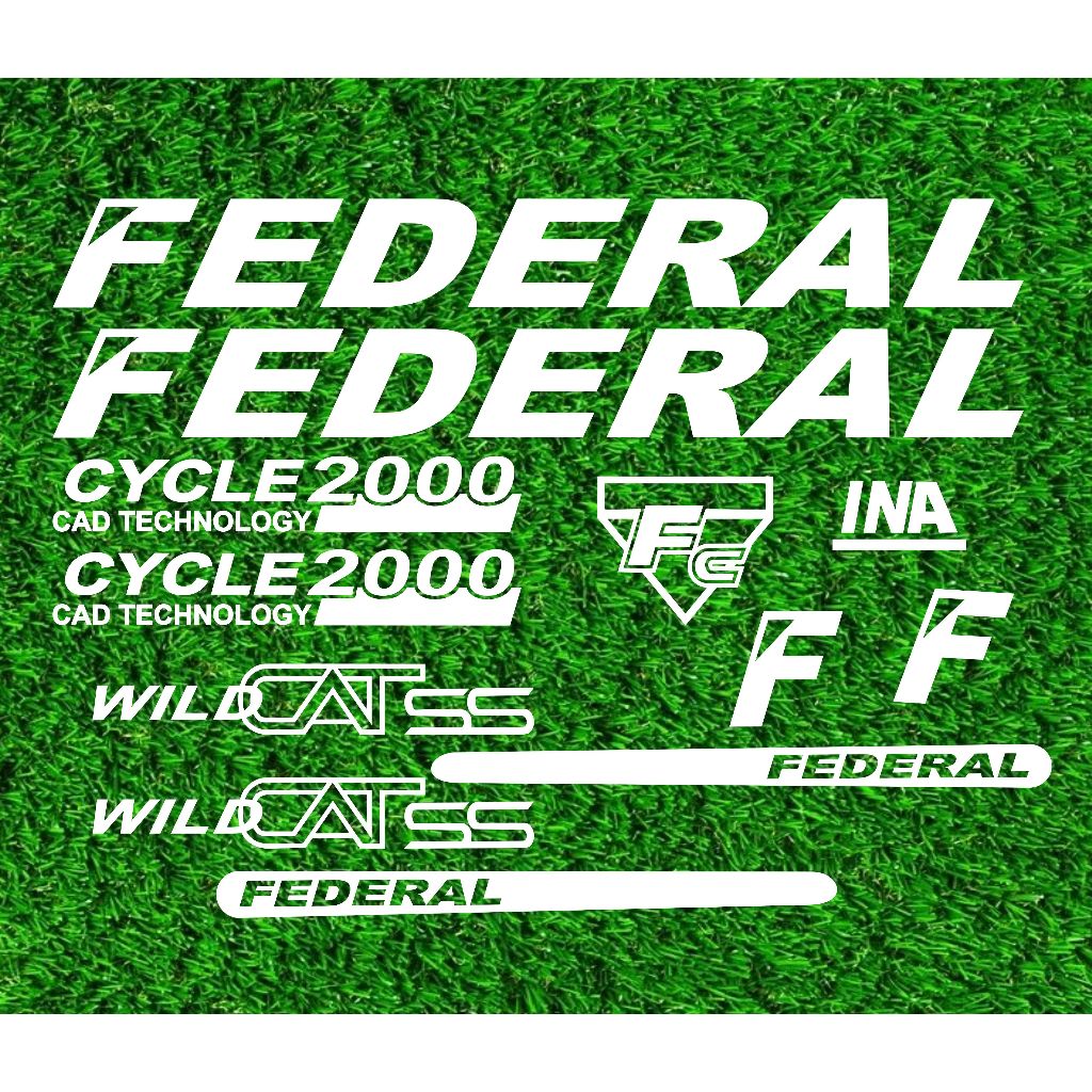 Jual cutting decal stiker sepeda federal wild cat | Shopee Indonesia