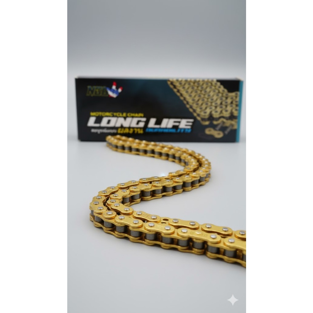 Jual Rantai Motor Gold NGO Long Life 415H-130L Rantai Emas Kuat Bebek ...