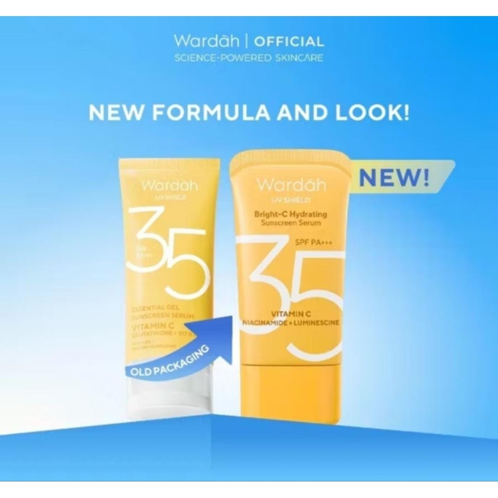 Jual NEW PACKAGING!! WARDAH UV SHIELD ESSENTIAL SUNSCREEN GEL SPF 35 PA ...