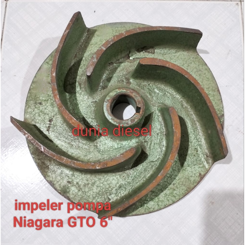 Jual kipas impeler pompa Niagara GTO 6" impeller niagara 6 inci Asli ...