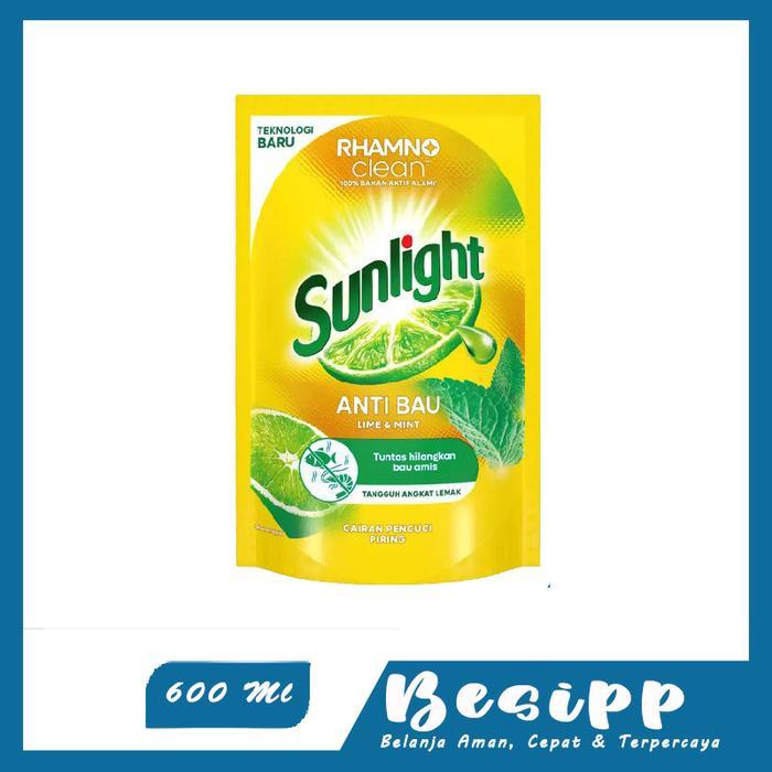 Jual Sunlight Pencuci Piring Mint Anti Bau 600mL | Shopee Indonesia