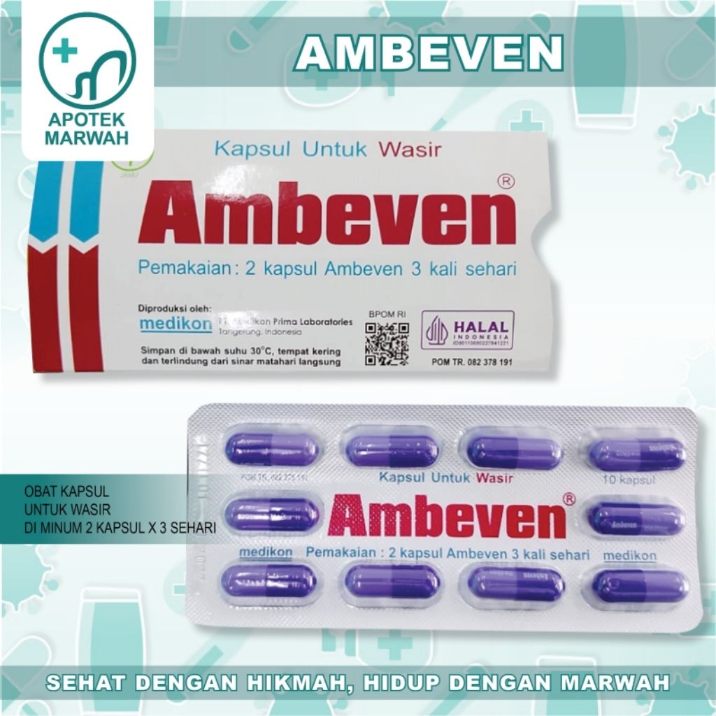 Jual Ambeven 10 Kapsul | Shopee Indonesia