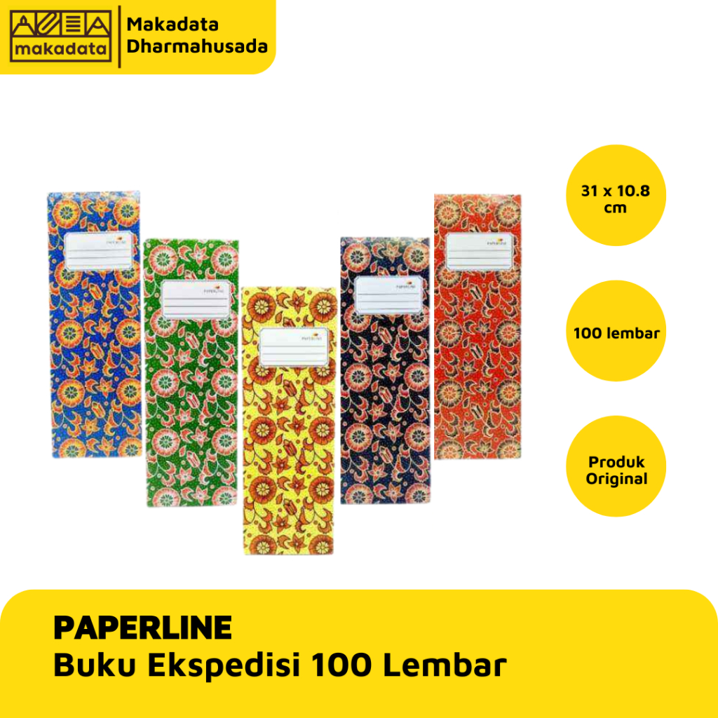 Jual BUKU TULIS EKSPEDISI / EXPEDISI HARDCOVER ISI 100 LEMBAR PAPERLINE ...