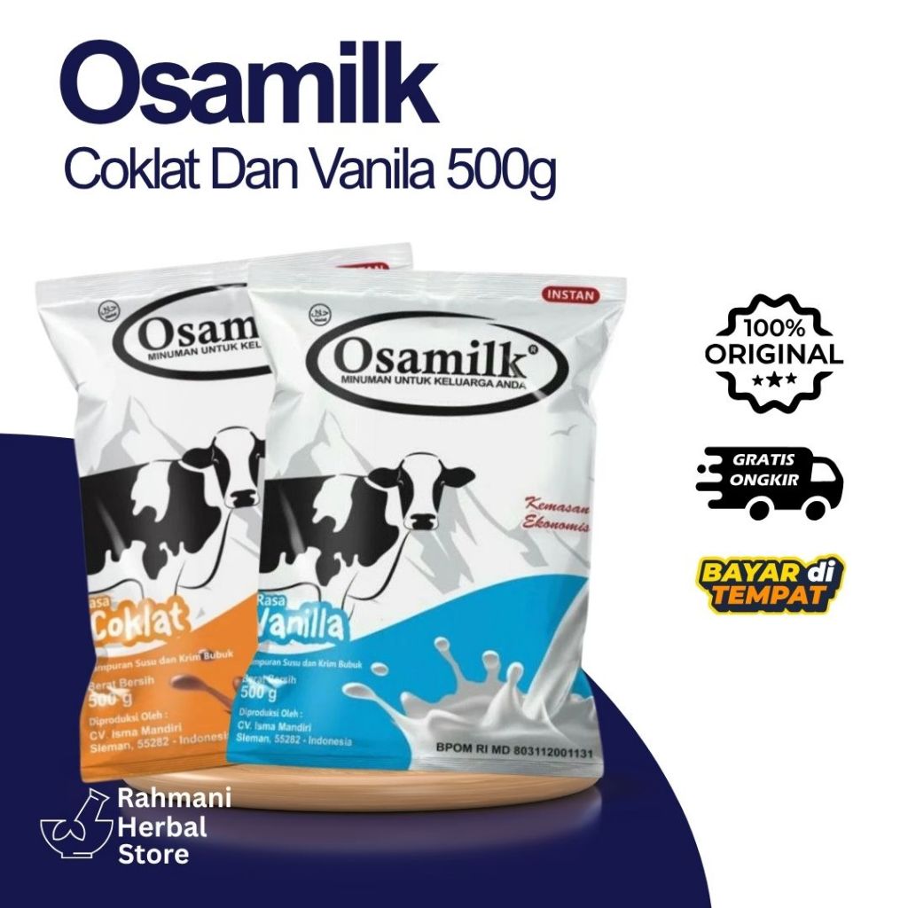 Jual Susu Osamilk 500gr Original 100% Anak Dan Dewasa- Susu | Penambah ...