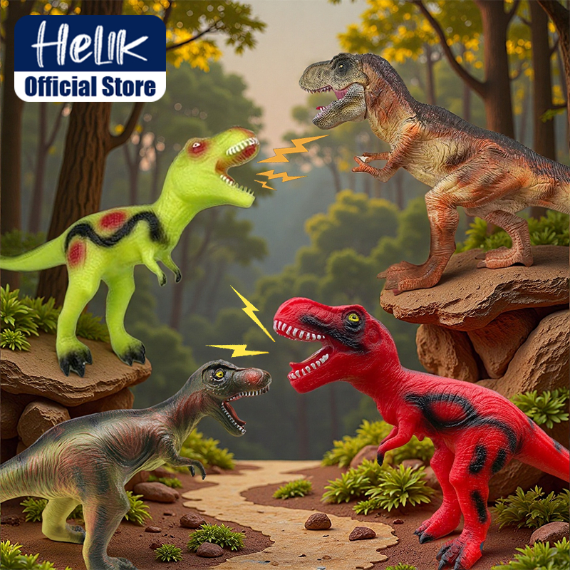 Jual HELIK 52cm Mainan T-Rex Besar Simulasi Stegosaurus Tricerato ...