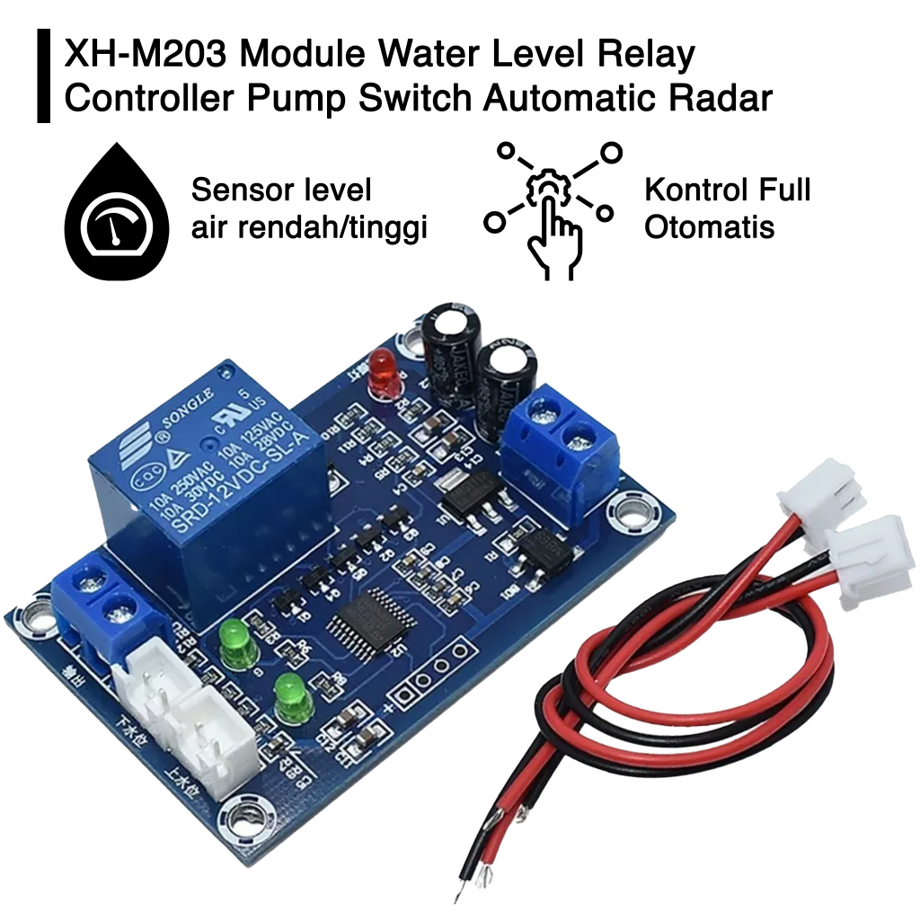 Jual XH-M203 Sensor Otomatis Tinggi Pompa Air Dispenser Pelampung Galon ...