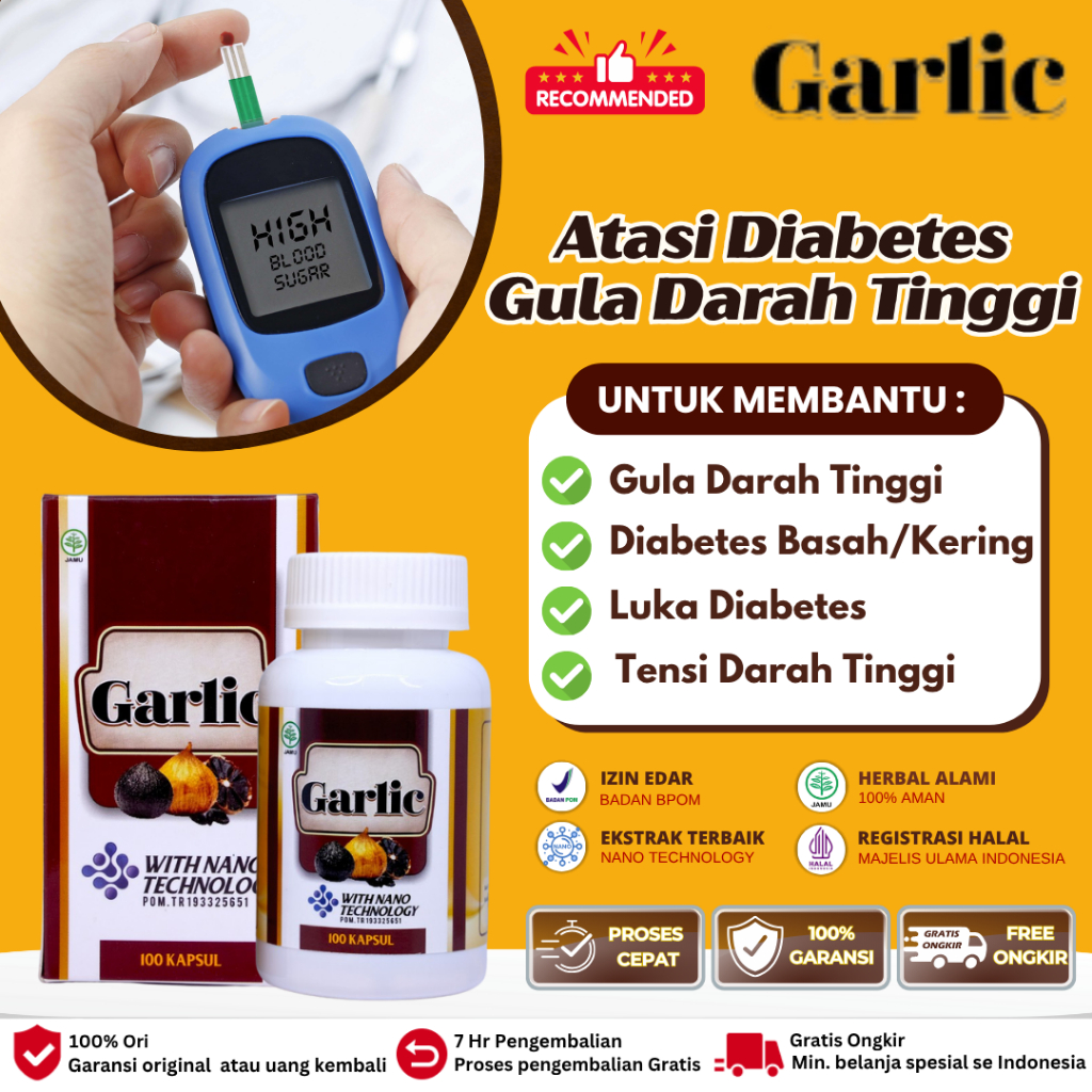 Jual Walatra Black Garlic - Obat Penurun Gula Darah Diabetes, Obat ...