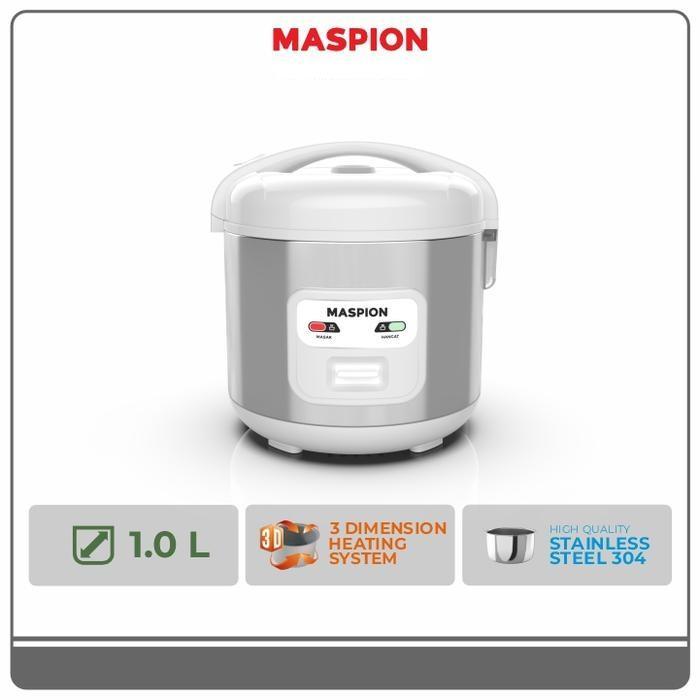 Jual Maspion Rice Cooker MRJ-1003 TSS Stainless Steel SUS304 Magic Com ...