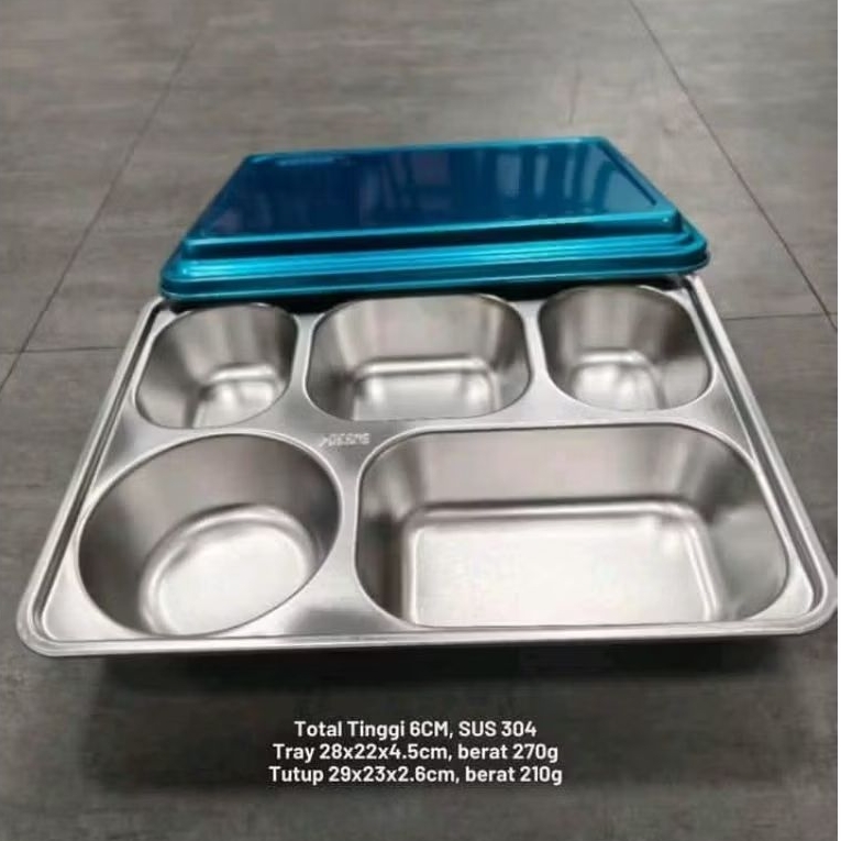 Jual FOOD TRAY SUS 304 ORIGINAL-BERSERTIFIKAT | Shopee Indonesia