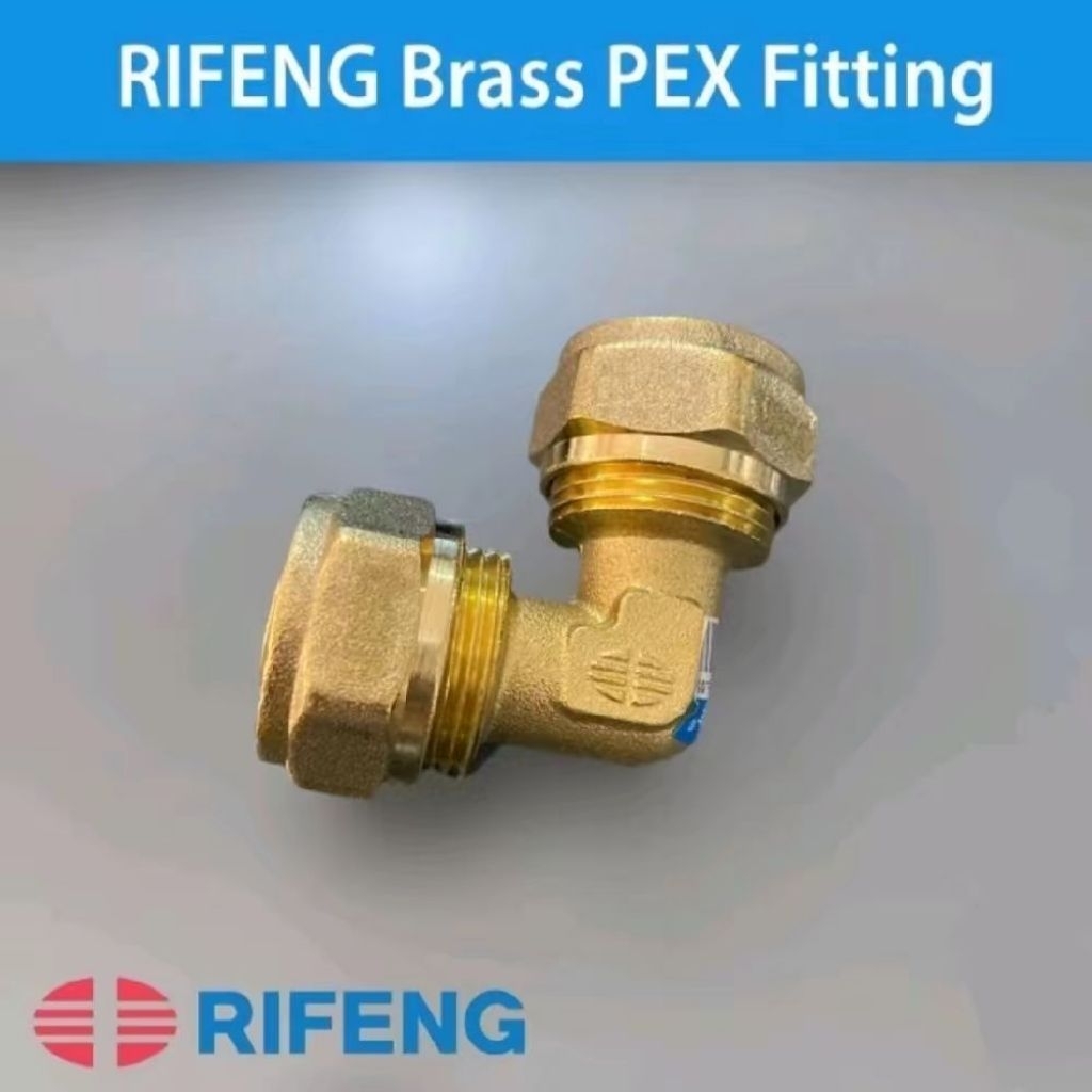 Jual Keni PEX Rifeng 1/2 inch Elbow 90 PEX 16mm Elbow PEX Riifo 1216 ...