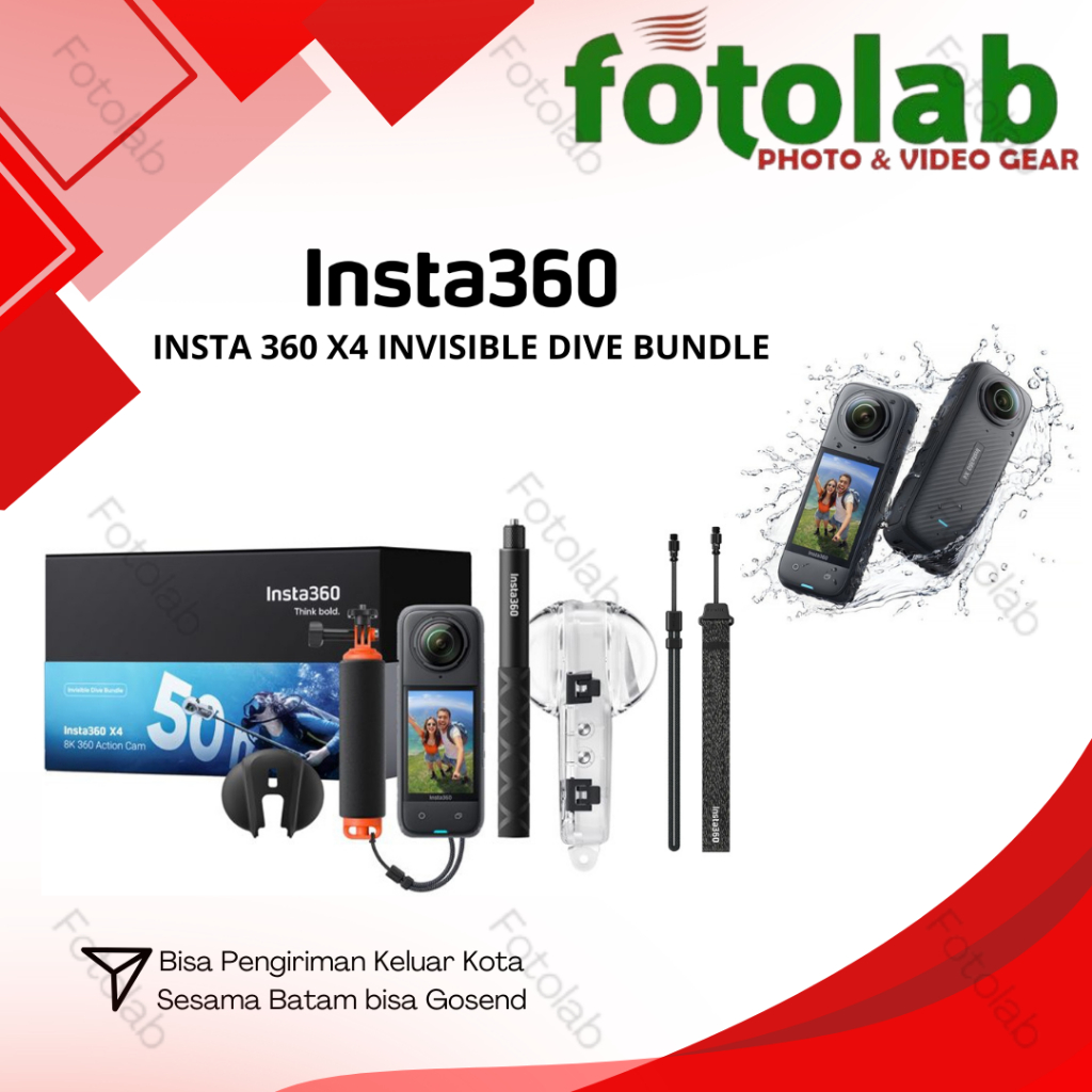 Jual Insta360 X4 8K 360 - Kamera insta 360 x4 Action Cam Think Bold ...