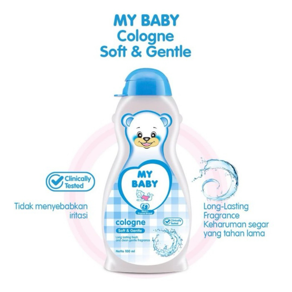 Jual MY BABY COLOGNE SOFT & Gentle 100 ml | Shopee Indonesia