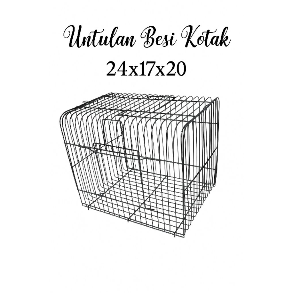 Jual SANGKAR MINI KOTAK KANDANG UNTULAN BESI SANGKAR UNTULAN BESI UNTUK ...