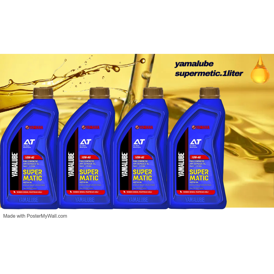 Jual Yamalube Super Matic Oil 1L Bertanda SNI | Shopee Indonesia