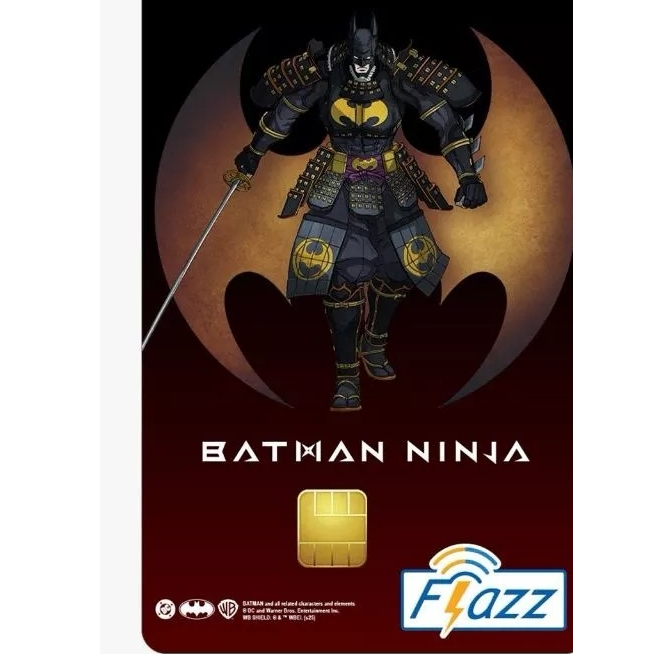 Jual Flazz Card BCA Limited Edition Batman Samurai Combo GEN 2 | Shopee ...
