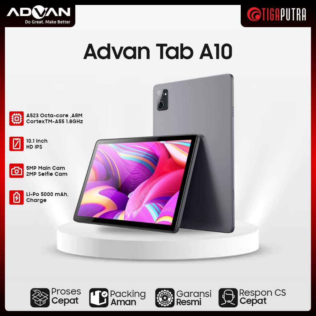 Jual Advan Tab A10 (Ram 4GB, Rom 64GB, DIsplay 10.1inch) | Shopee Indonesia