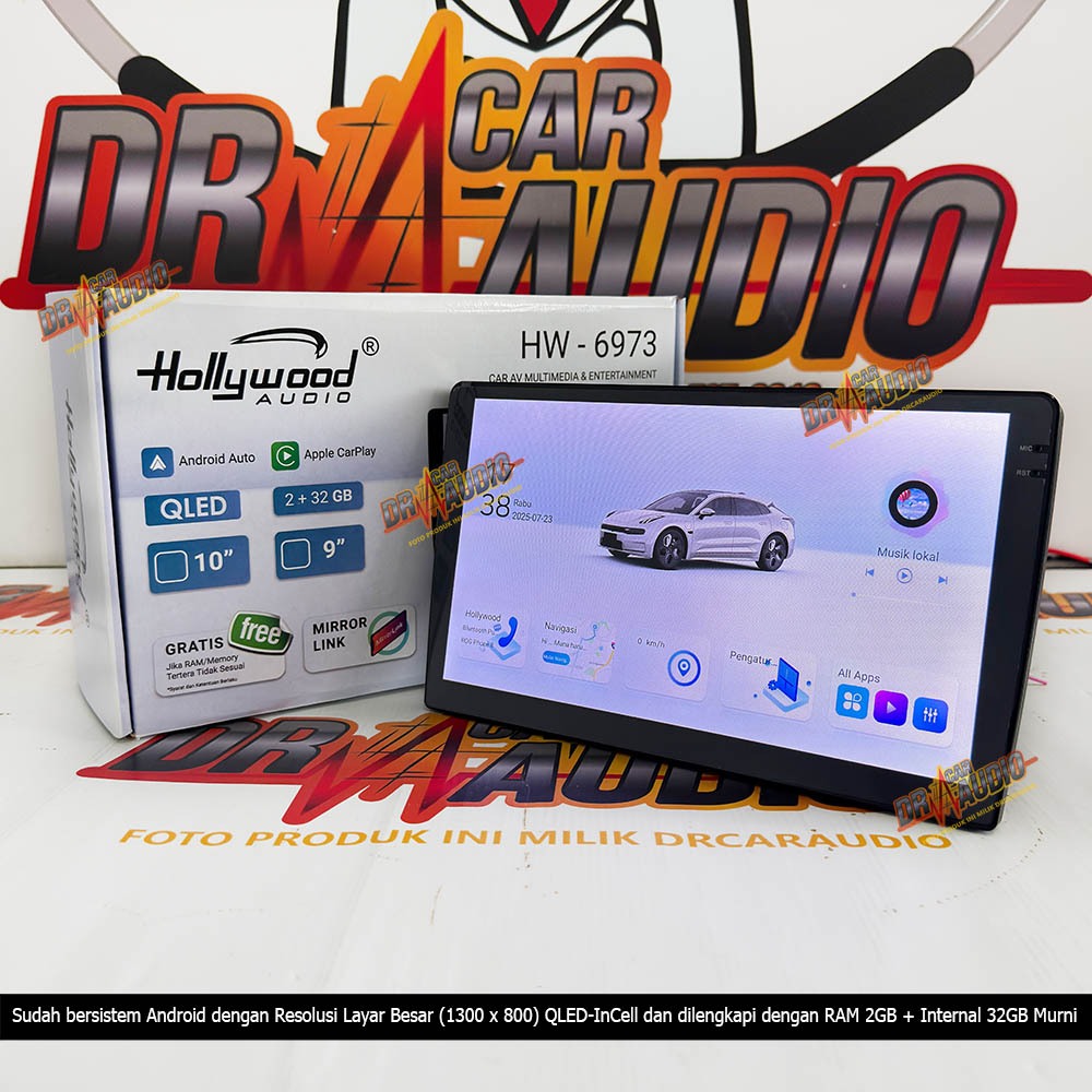 Jual Headunit Android Mobil Hollywood Ram 2gb Internal 32gb Layar Qled