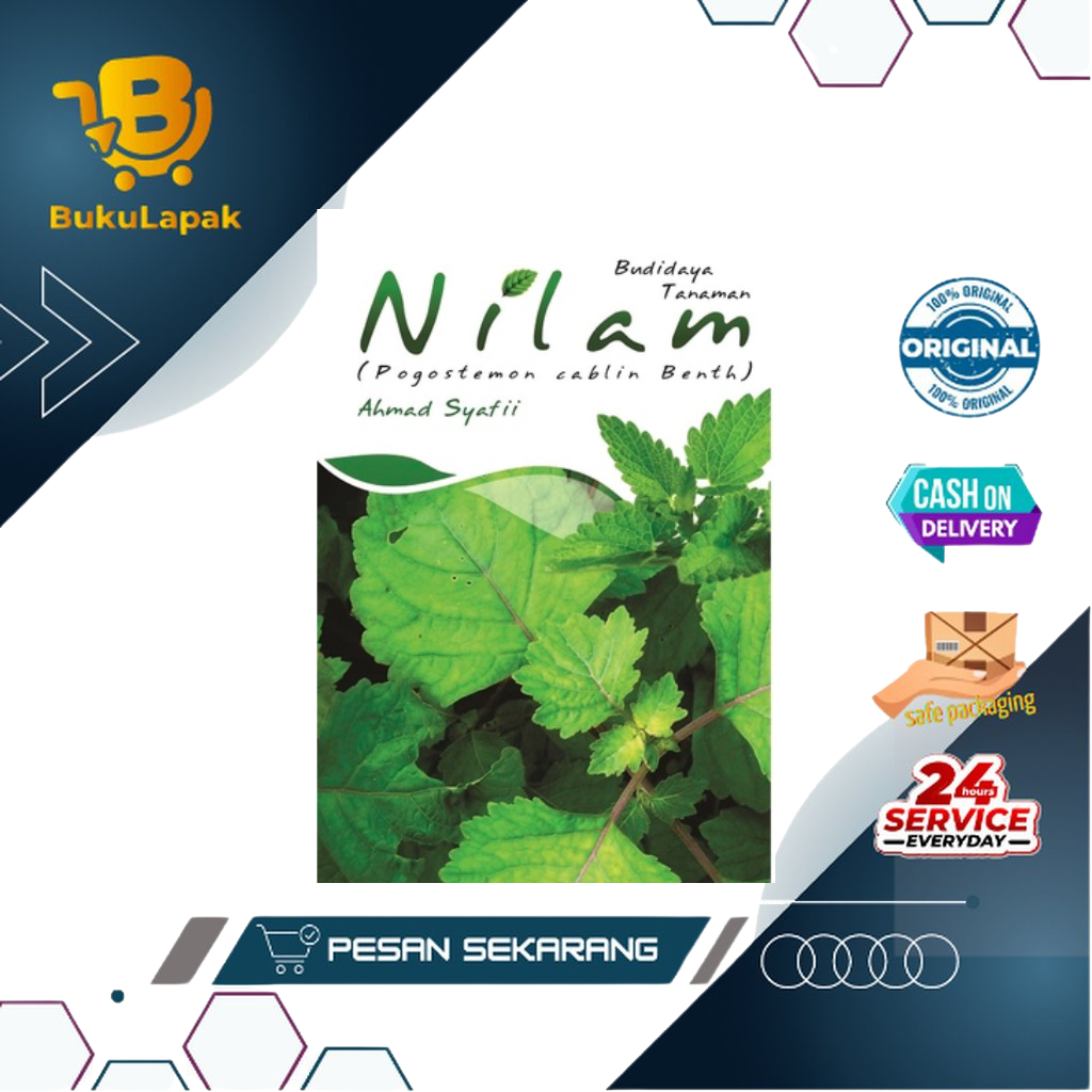 Jual Buku Pertanian Budidaya Tanaman Nilam Ahmad Syafii Buku