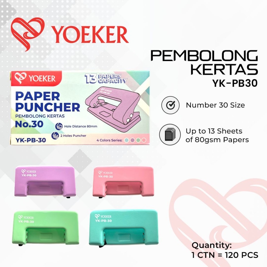 Jual (1 PCS) Pembolong Kertas Besar 30/40/85 Jumbo Heavy Duty Paper ...