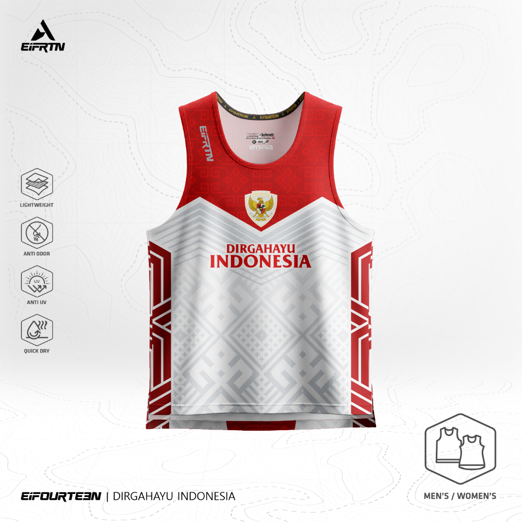 Jual Eifrtn Baju Kaos Singlet Lekbong Tanktop Lari Running Timnas ...