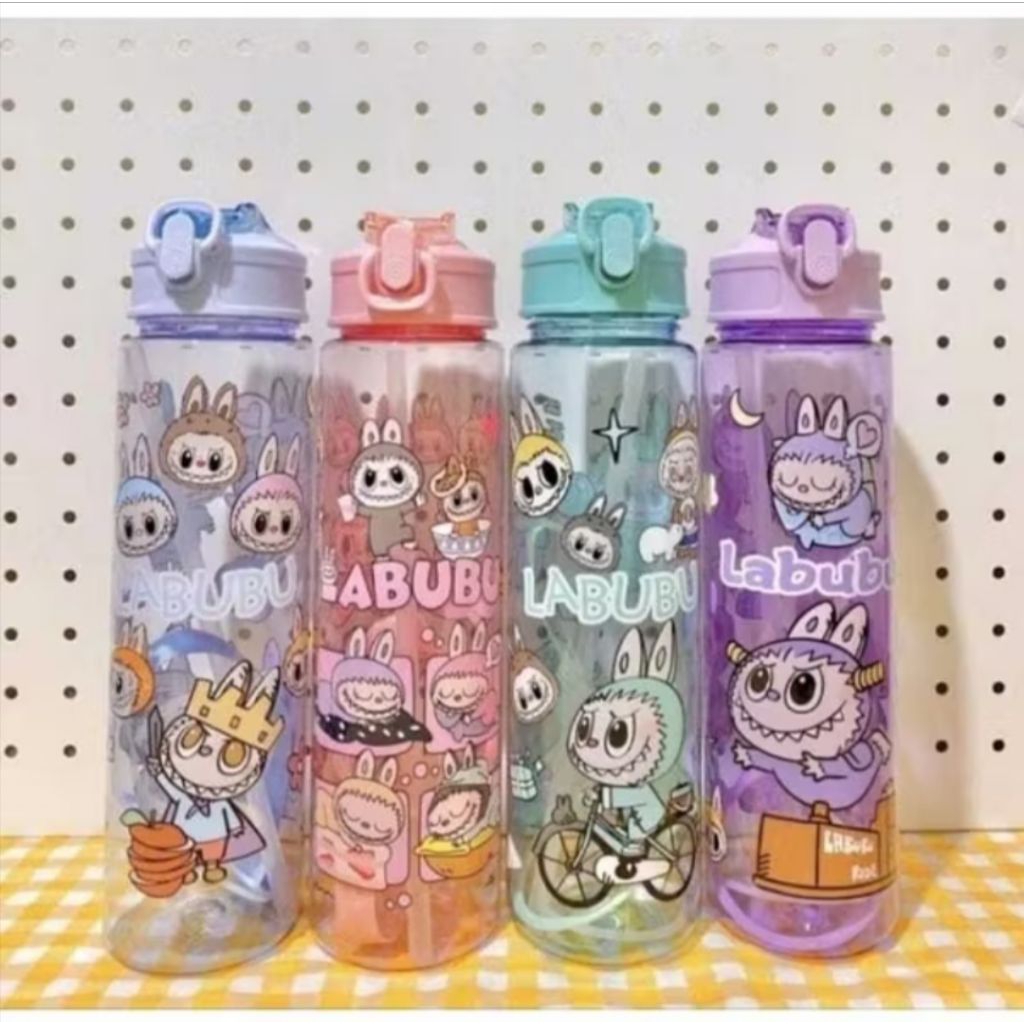Jual BOTOL MINUM LABUBU VIRAL Kapasitas 800 Ml bening | Shopee Indonesia