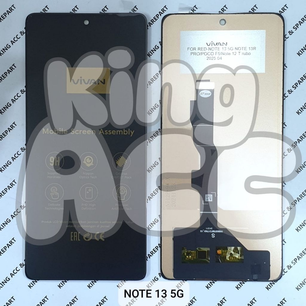 Jual VIVAN LCD TOUCHSCREEN XIAOMI REDMI NOTE 12 TURBO / POCO F5 5G ...