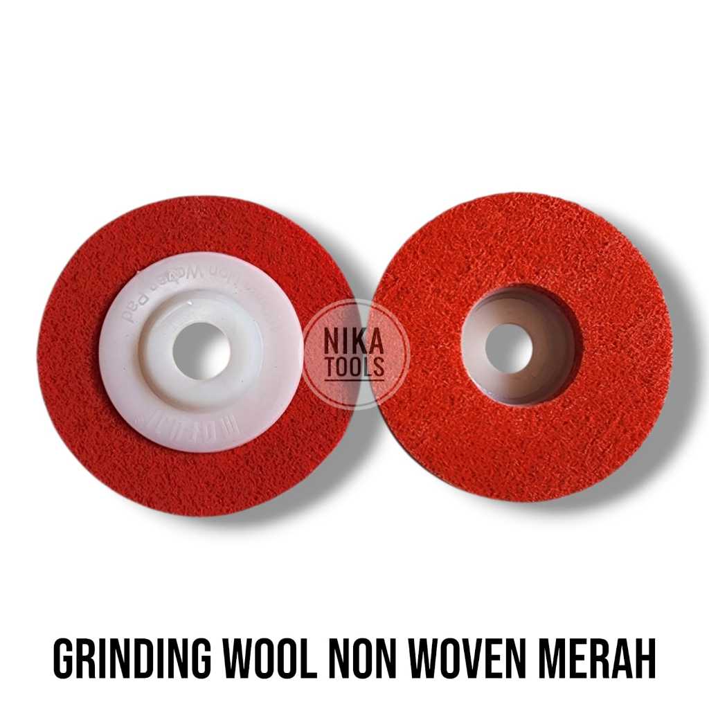 Jual Non Woven Grinding Wool Disc 4" Stainless Steel | Shopee Indonesia