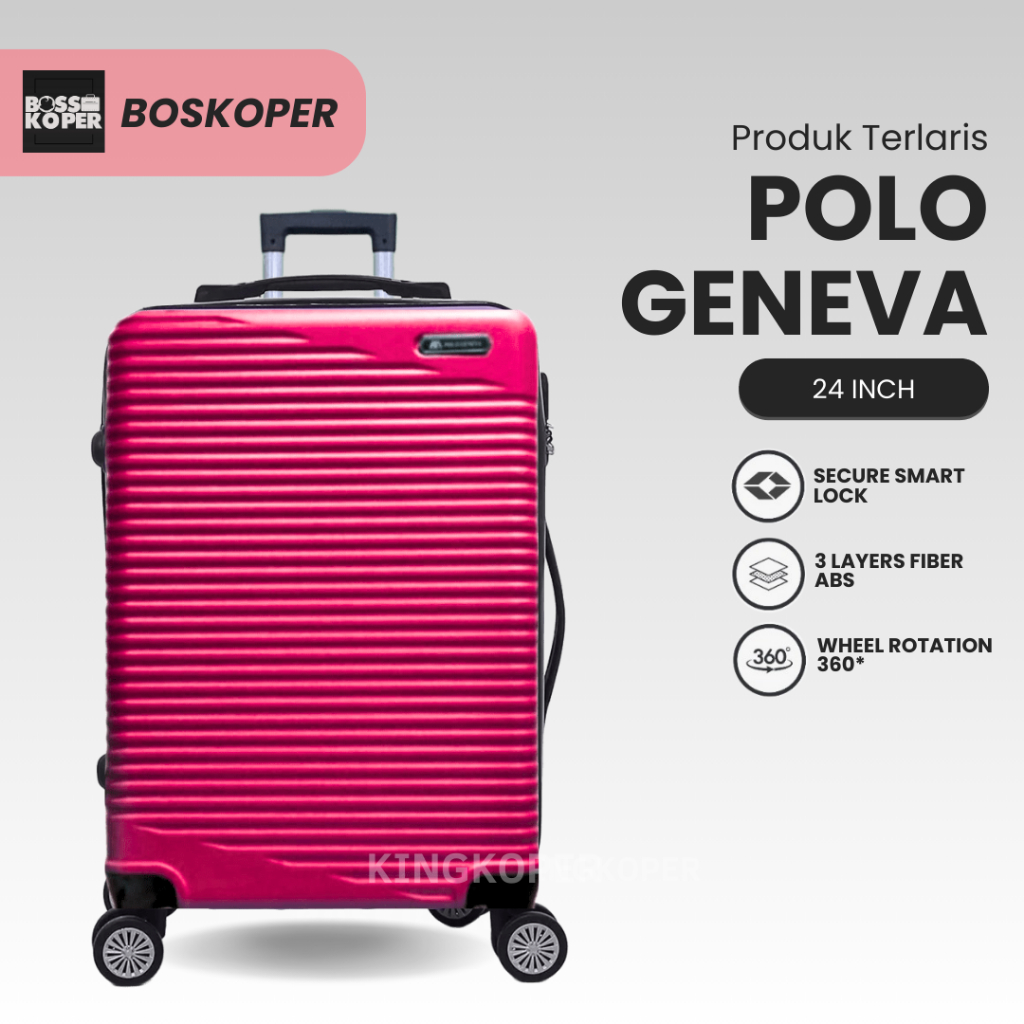 Jual Koper 24 inch Polo Geneva 1037 ukuran bagasi-koper polo-koper ...