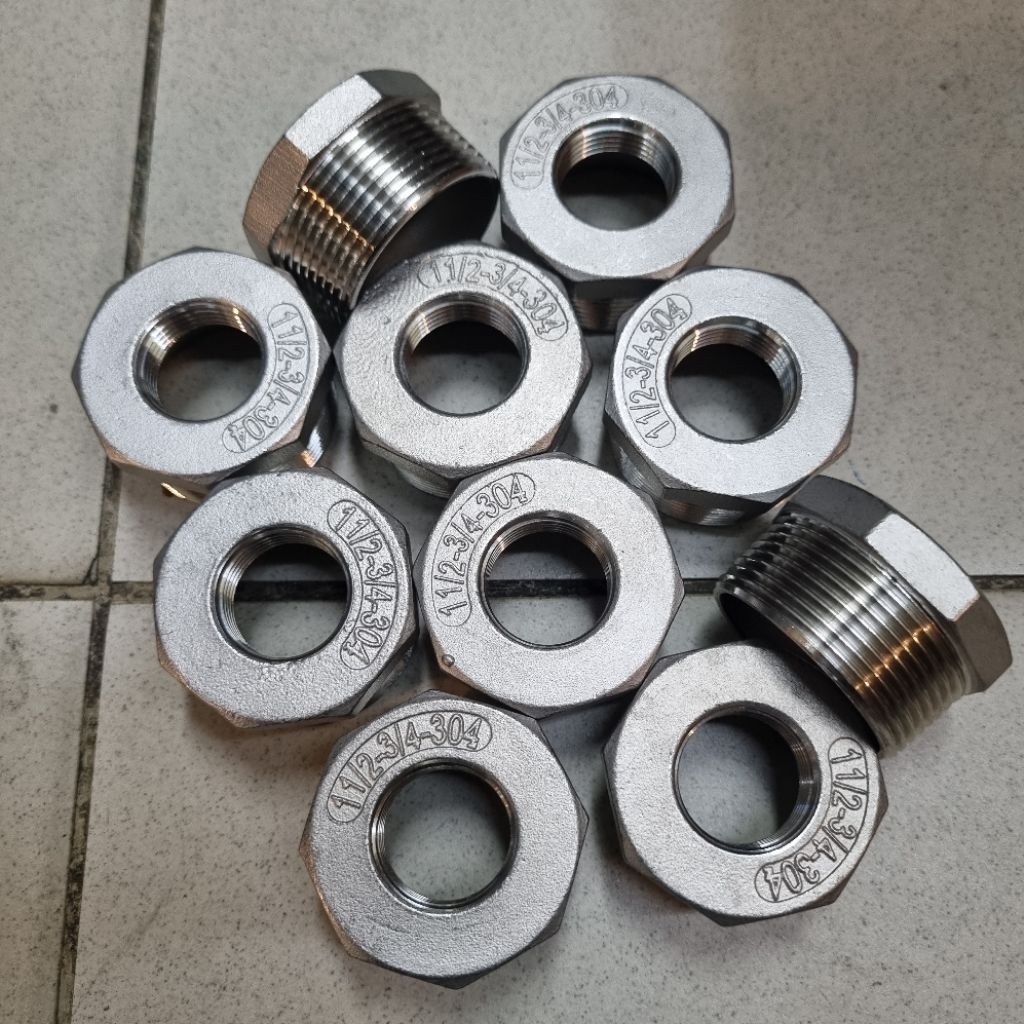 Jual Vlok Ring Bushing Stainless SS304 Vlock Ring Buxing Drat Dalam ...
