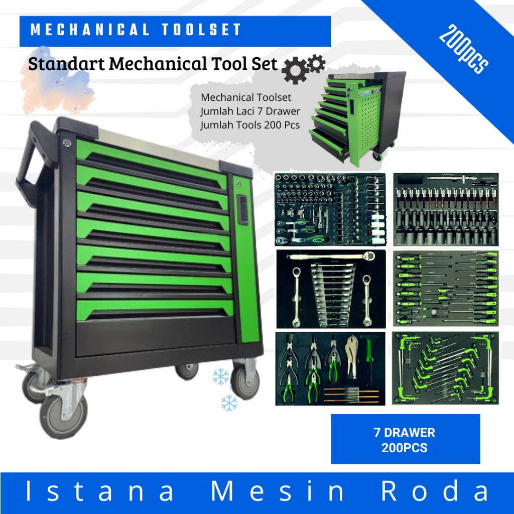 Jual mechanical toolset /lemari kabinet mechanical toolset 420pcs/rak ...