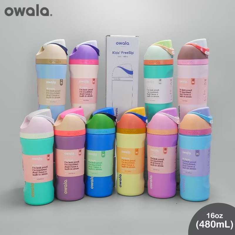 Jual (JOELHOUSE)BOTOL OWALA KIDS FREESIP 16 OZ (480 ML) INSULATED ...