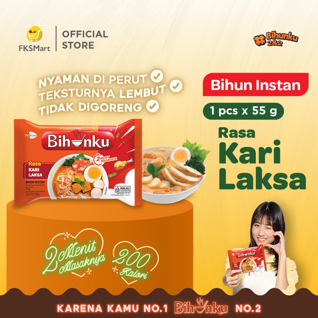 Jual Bihunku Kari Laksa 55 gr | Shopee Indonesia