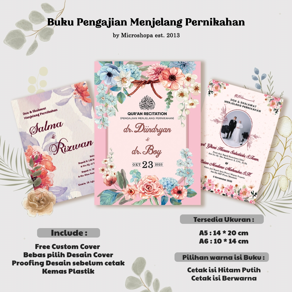 Jual Buku Pengajian Menjelang Pernikahan / Buku Pra Nikah / Doa ...