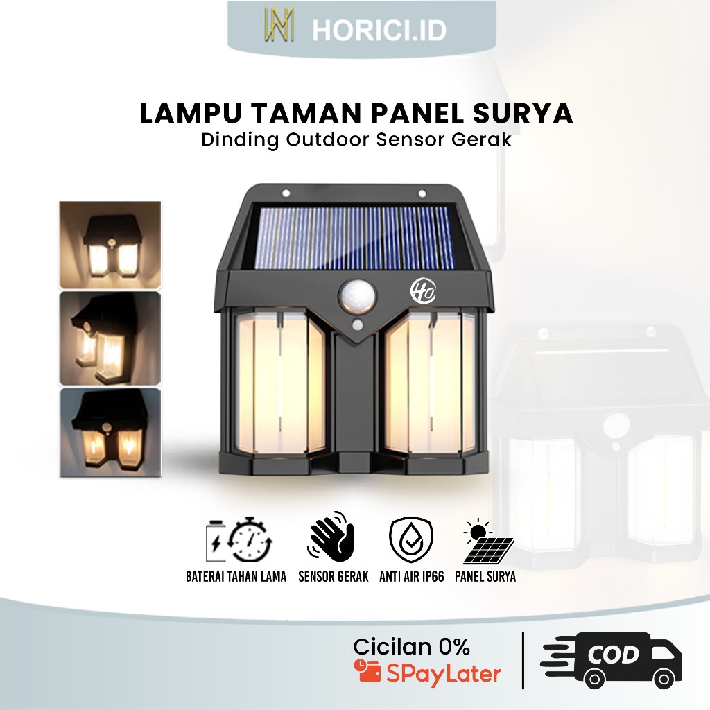 Jual Lampu Dinding Tenaga Surya Sensor Gerak Tahan Air Lampu Solar ...