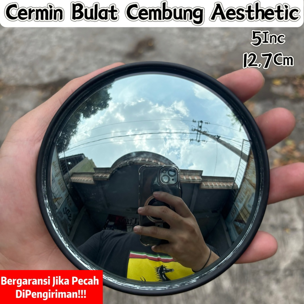 Jual Kaca Spion 5 INCI Cermin [ORIGINAL] EMGI Convex Mirror Gantung ...