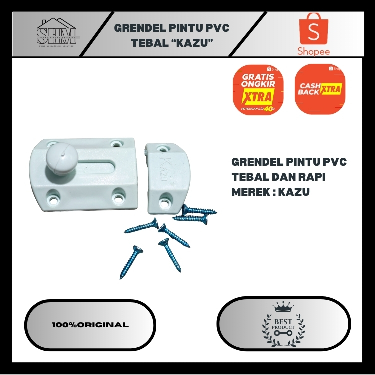 Jual GRENDEL SLOT PVC GRENDEL PINTU KAMAR MANDI PVC TEBAL DAN CANTIK ...