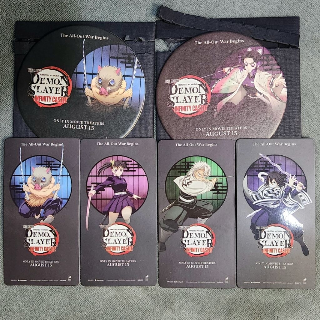 Jual Demon Slayer Coaster / Collectible Ticket - Official from Demon ...