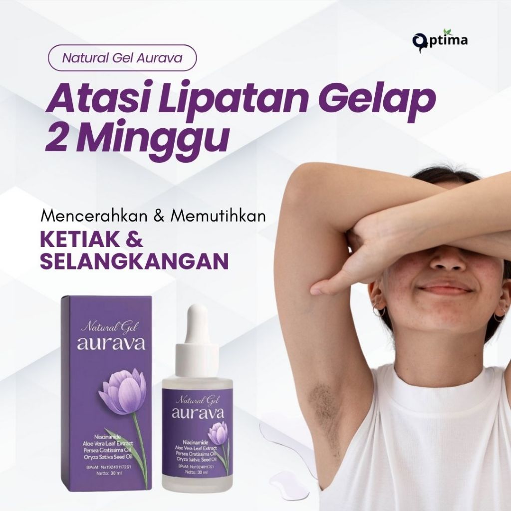 Jual Aurava Natural Gel 30ml | Perawatan Area Lipatan & Kulit Kusam ...