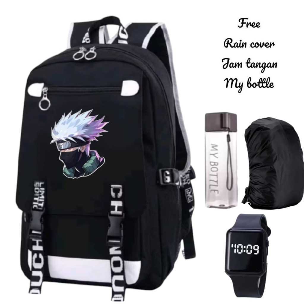 Jual Tas ransel anime Kakashi, tas sekolah Naruto, tas ransel karakter ...