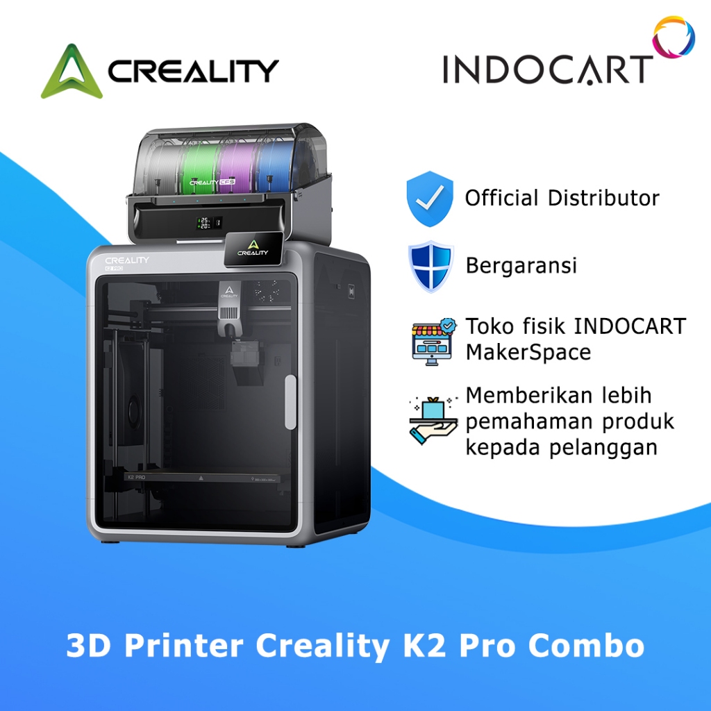 Jual IndoCart 3D Printer Creality K2 PRO Professional High Speed 600mm ...