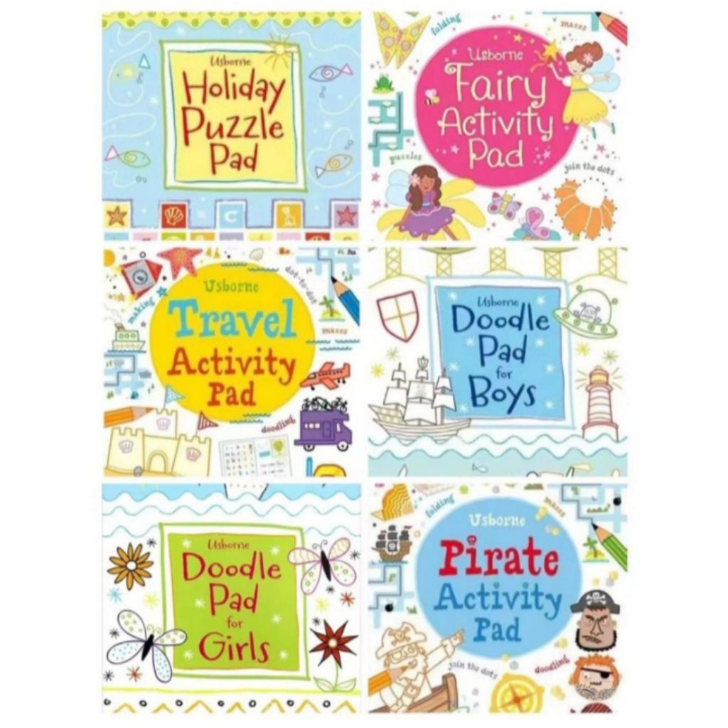 Jual Usborne Activity Pad Buku Aktivitas Anak Anak Pirate Activity Pad ...