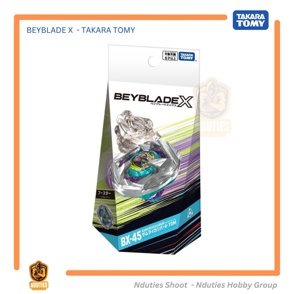 Jual Beyblade X BX-45 Samurai Calibur Original Takara Tomy | Shopee ...
