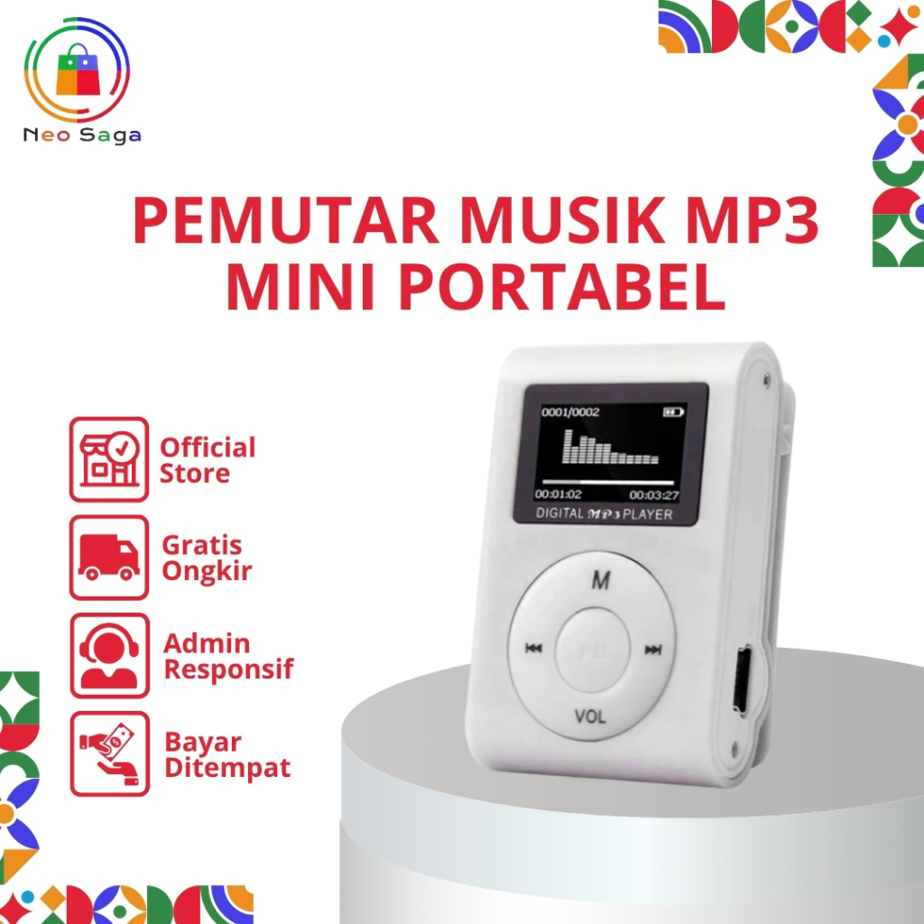 Jual MP3 Pemutar Musik Portabel Mini Klip MP3 dengan Layar LCD | Shopee ...
