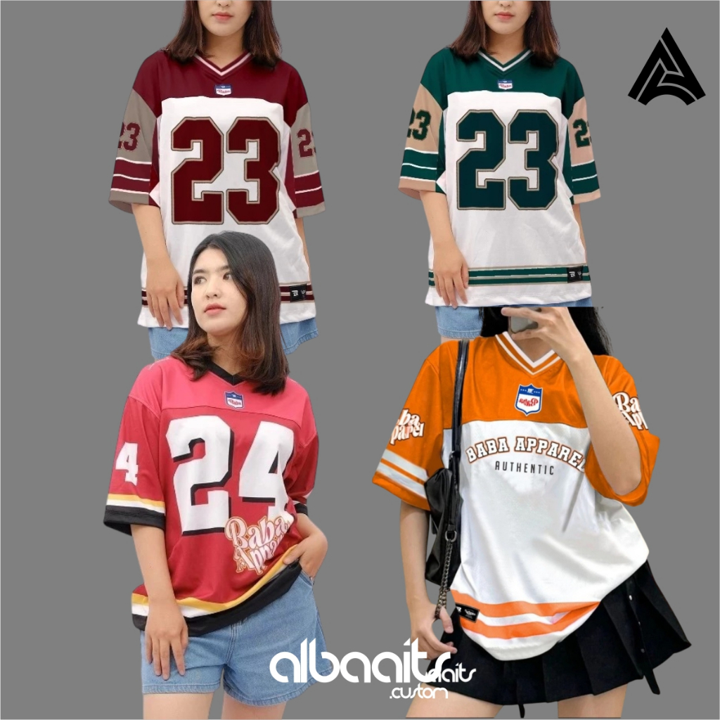 Jual (Bisa COD) Jersey Custom Nama dan Nomor / Baju Jersey Streetwear ...