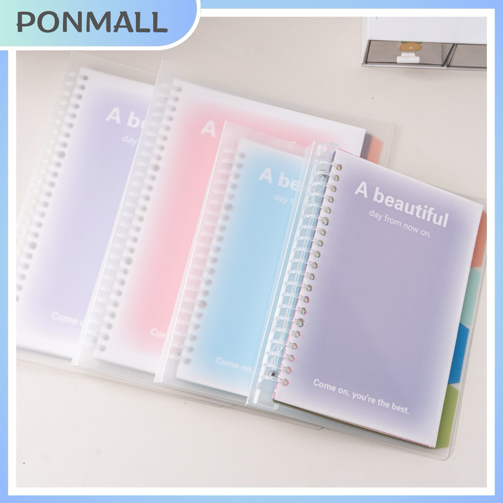 Jual PONMALL- Beautiful Binder A5 B5 | Binder Aesthetic Ring Plastik ...