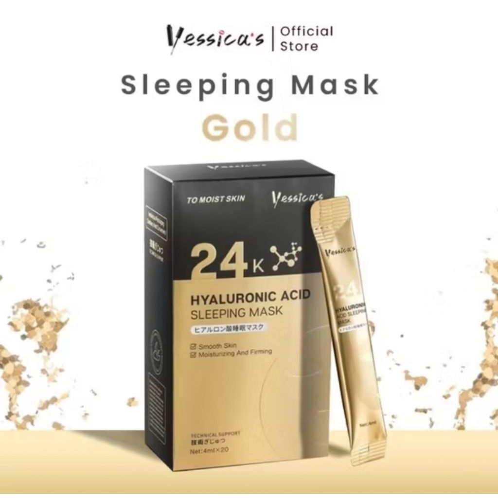 Jual YESSICA Sleeping Mask - Yessica 24K Hyaluronic Acid | Shopee Indonesia