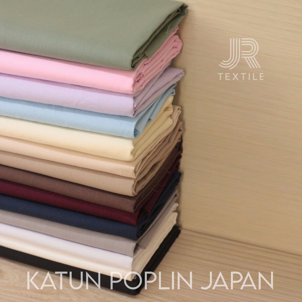 Jual Kain Katun Poplin Japan / Poplin Jepang – Bahan Premium untuk ...