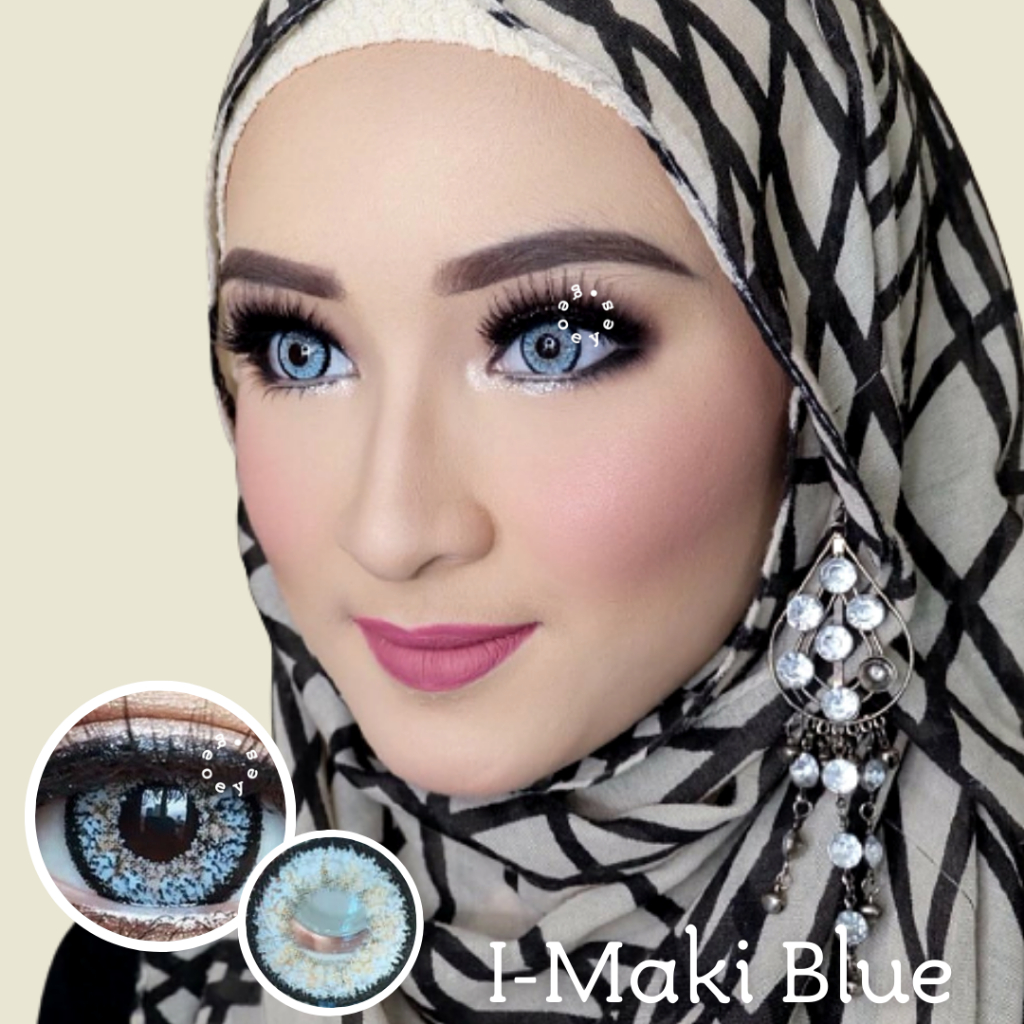 Jual Softlens Maki Biru / Blue - Wedding Big Eyes Contact Lens - Normal ...